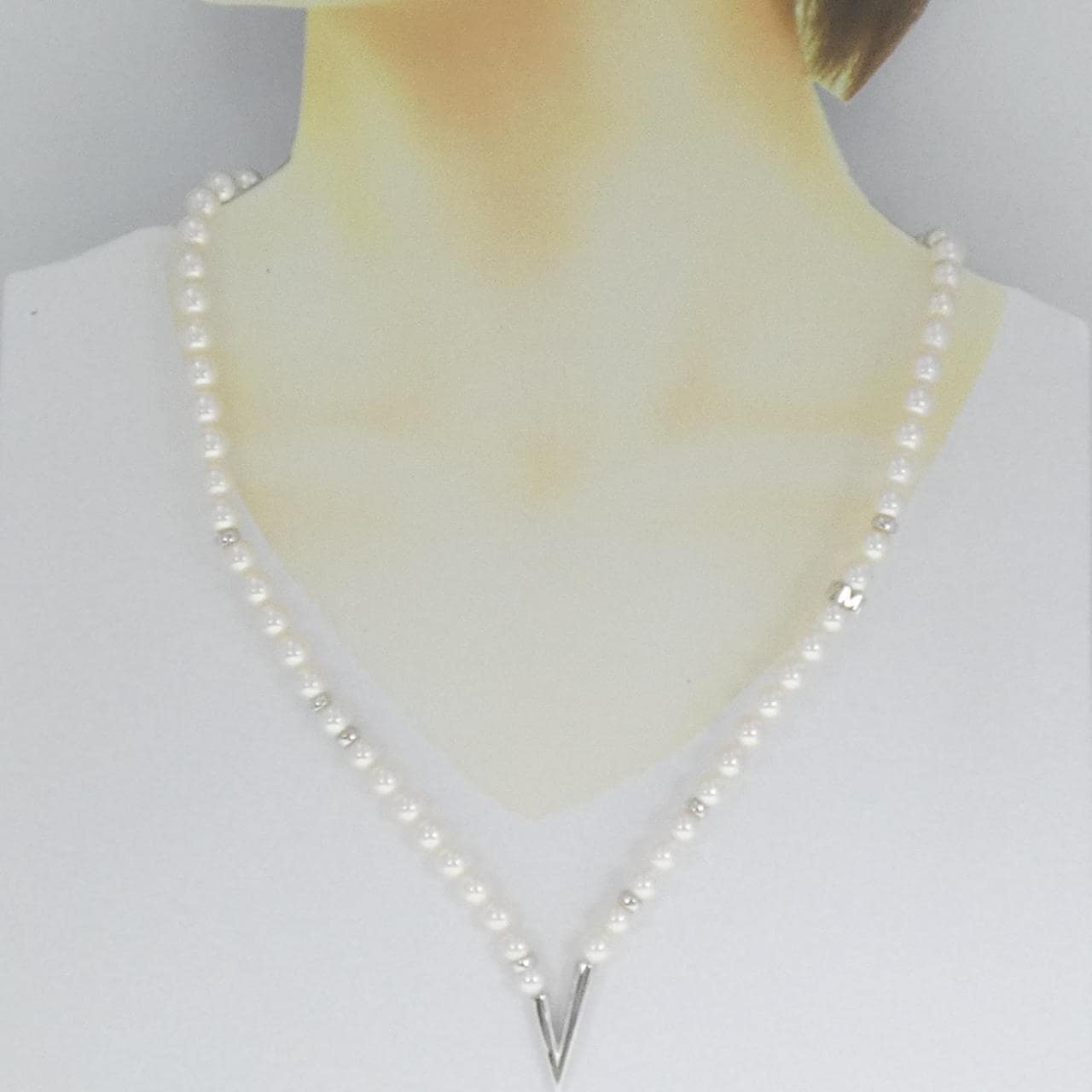 コメ兵|ミキモト V コード ネックレス 6.5-7mm|MIKIMOTO コメ兵|ミキモト V コード ネックレス 6.5-7mm|MIKIMOTO